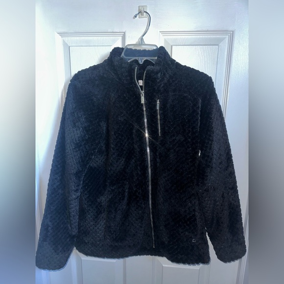 Calvin Klein | Jackets & Coats | Calvin Klein Black Teddy Jacket With ...